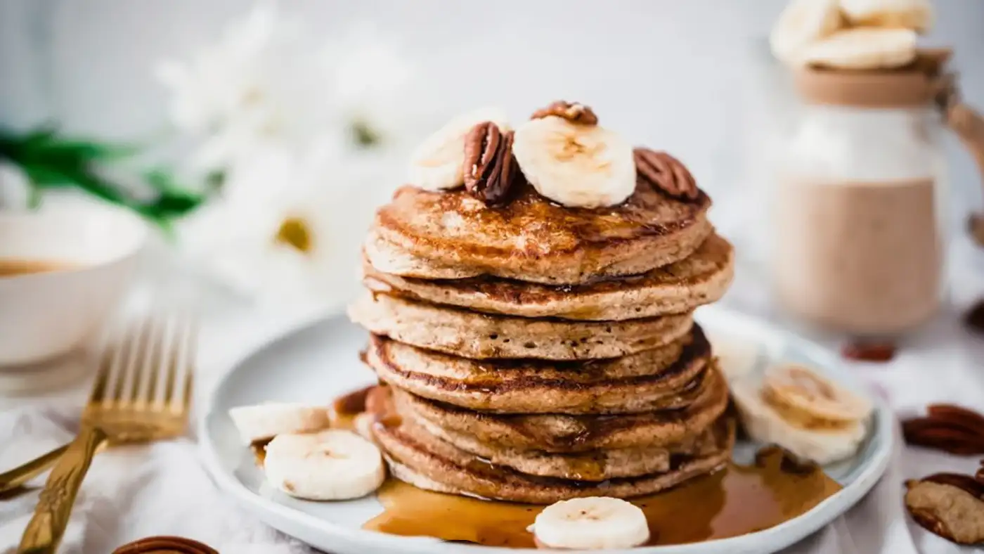 Υγιεινά pancakes με βρωμη 3 υλικα, φοβερή συνταγή