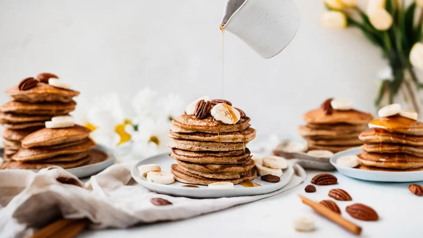 Υγιεινά pancakes με βρωμη 3 υλικα, φοβερή συνταγή
